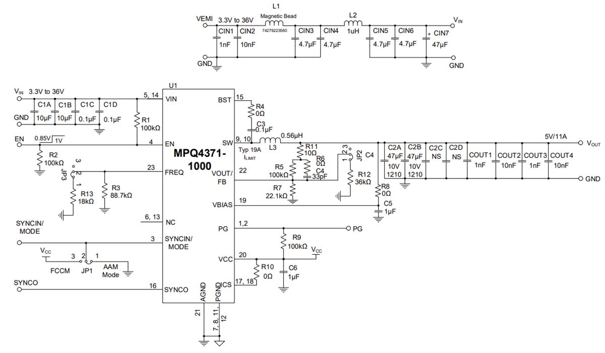 EVQ4371-V-1000-00A Evaluation Board - MPS | Mouser